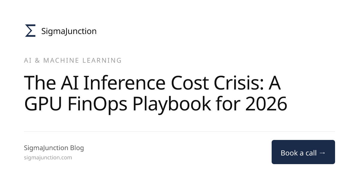 The AI Inference Cost Crisis: A GPU FinOps Playbook for 2026 ...